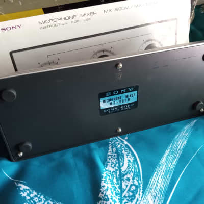 Sony MX-600m Vintage three channel mic mixer | Reverb