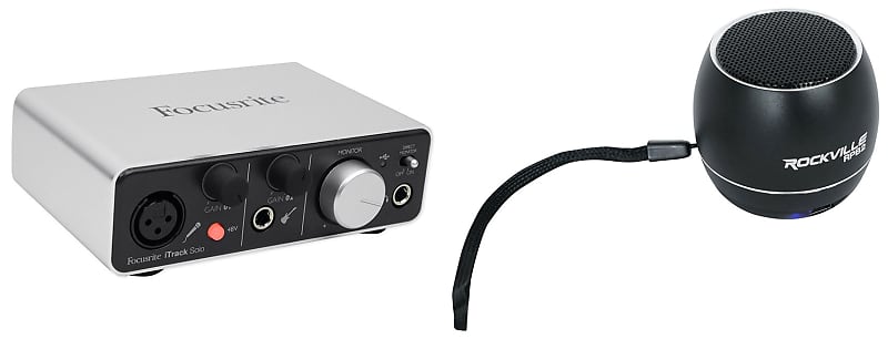 Focusrite Itrack Solo Lightning Usb Audio Recording Reverb
