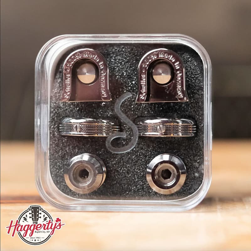 Schaller S-Locks S Security Strap Locks and Buttons - Small | Reverb