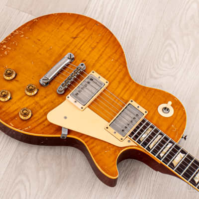 1980 Tokai Love Rock LS-200 Flame Top Burst Vintage Guitar | Reverb