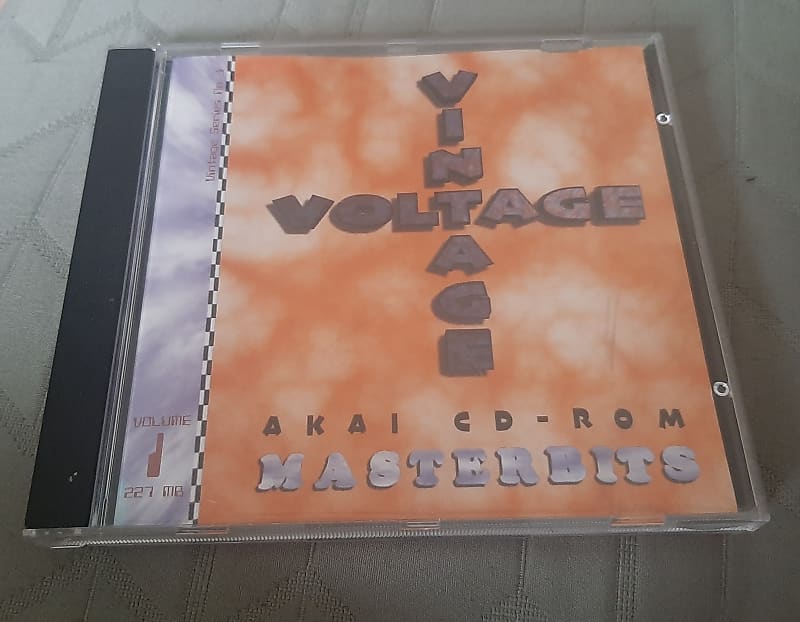 Masterbits - Vintage Voltage - AKAI Sampling CD - 1995 | Reverb UK
