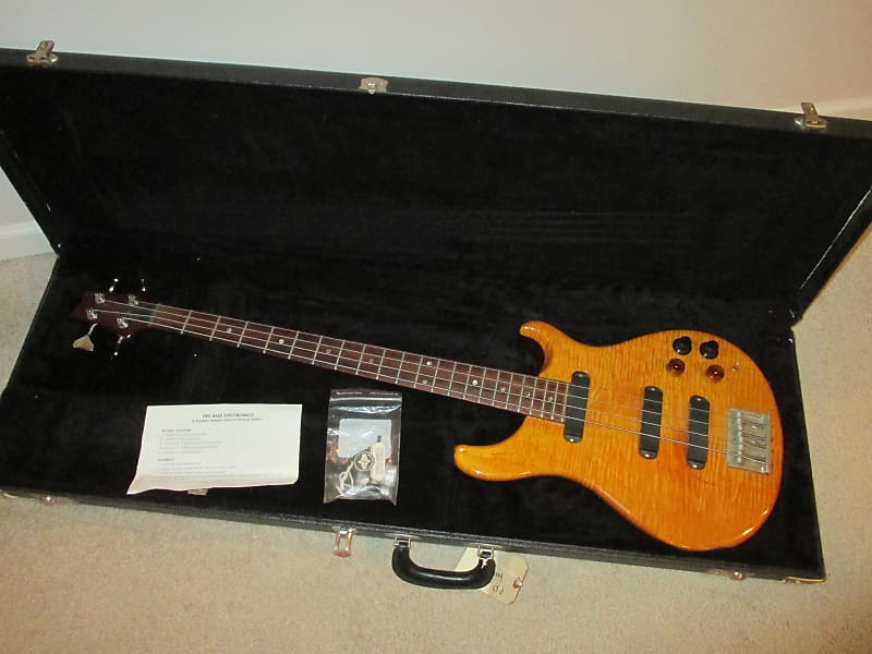 Paul Reed Smith Bass with OHSC 1989 Natural | Reverb