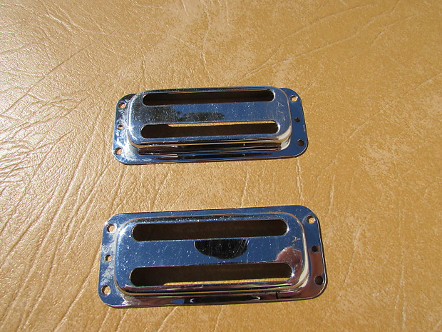 Rickenbacker Chrome Pickup Covers with A.L. on them 1960's | Reverb