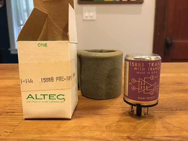 Altec 1588B Plug-in Transistor Microphone Transformer / | Reverb UK