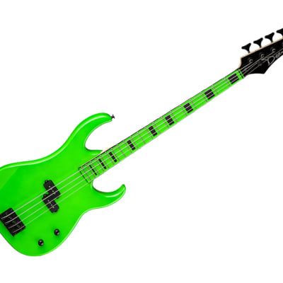 Dean Custom Zone Bass 4 string Nuclear Green Excellent | Reverb