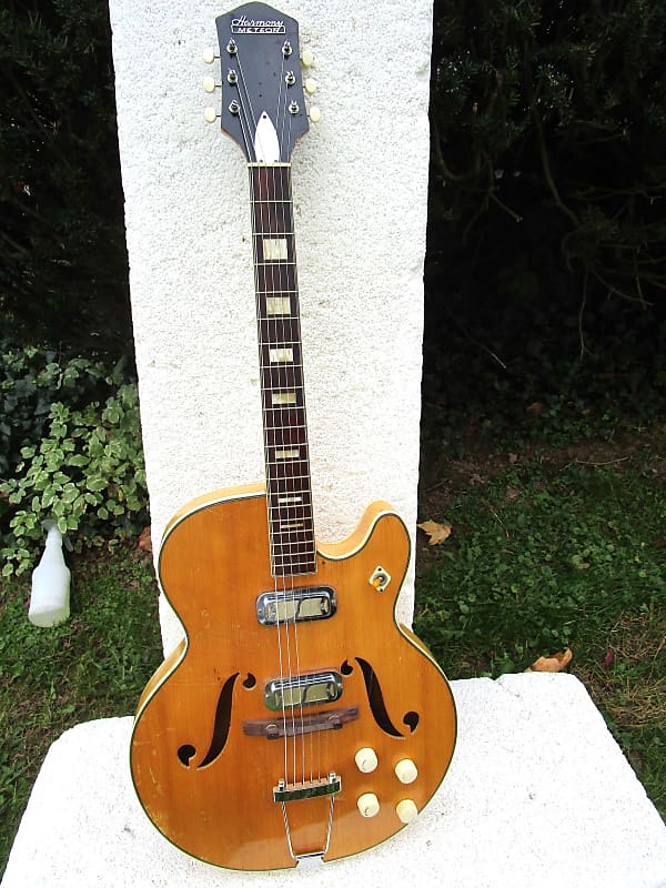 Harmony H71 Meteor Guitar, 1960, USA, Rare Blond Finish, | Reverb