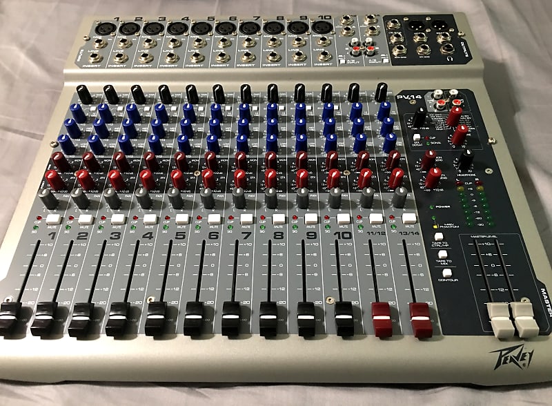Peavey PV14 Mixer Mint in box with power cord and manual | Reverb