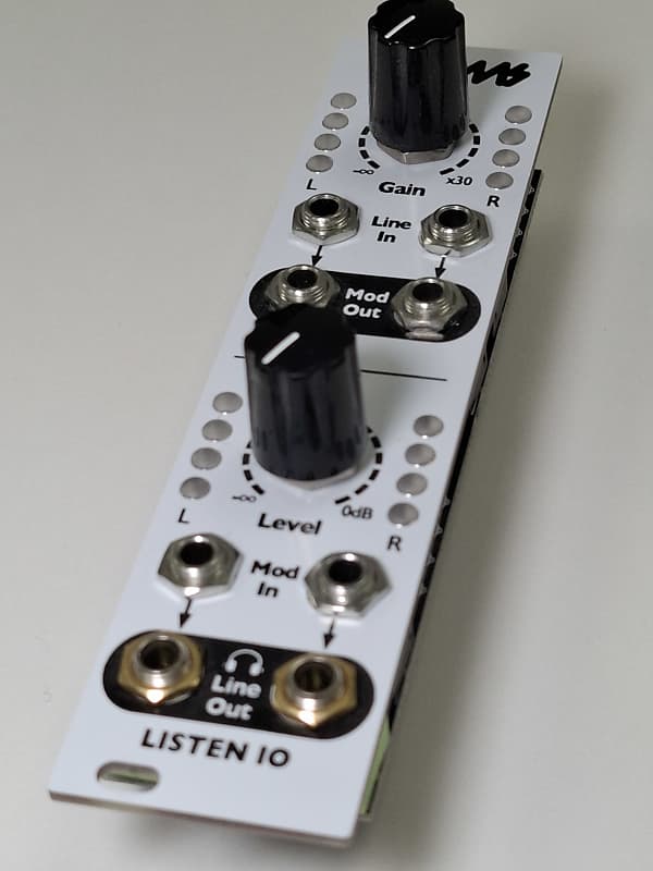 4ms Listen IO Stereo Input/Output interface | Reverb