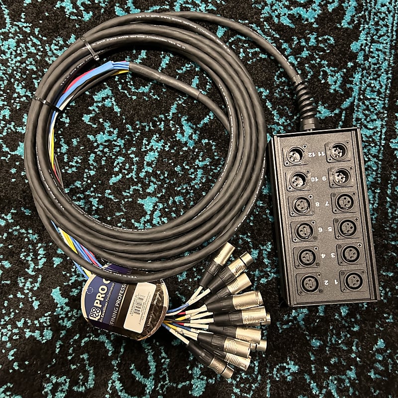 ProCo SMA0804FBX-25 SMA Series 8x4 Stage Snake 25' BRAND NEW | Reverb