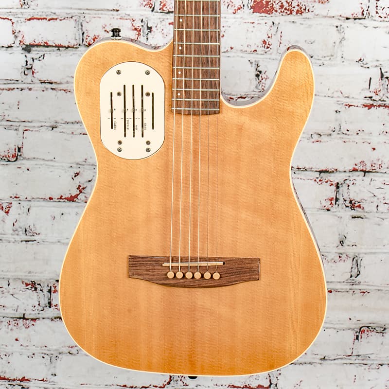 Godin - Acousticaster Acoustic Electric Guitar, Natural - | Reverb