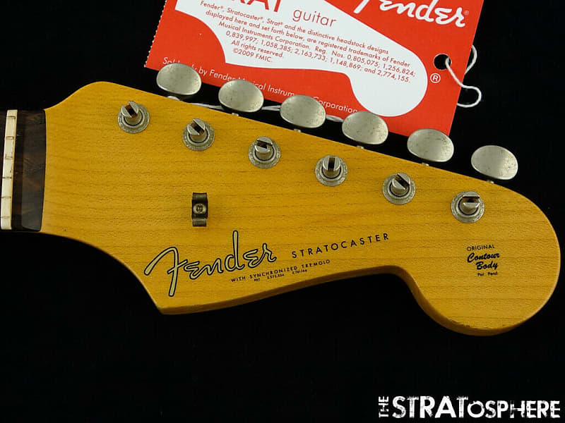 Fender USA Custom Shop 1961 Relic Stratocaster NECK + TUNERS | Reverb