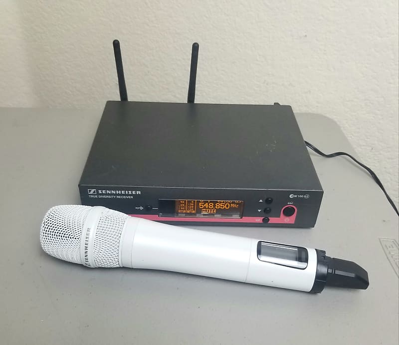 Sennheiser EW100 G3 Wireless Handheld Mic System (white) | Reverb