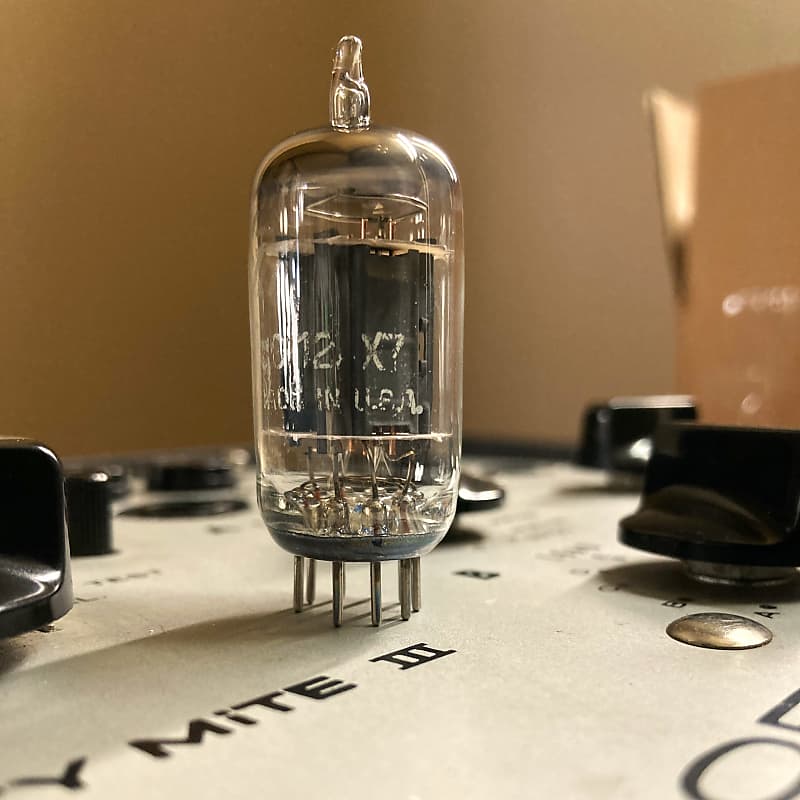 1950s GE JG Long Plate 12AX7/ECC83 Tube - Military Grade | Reverb