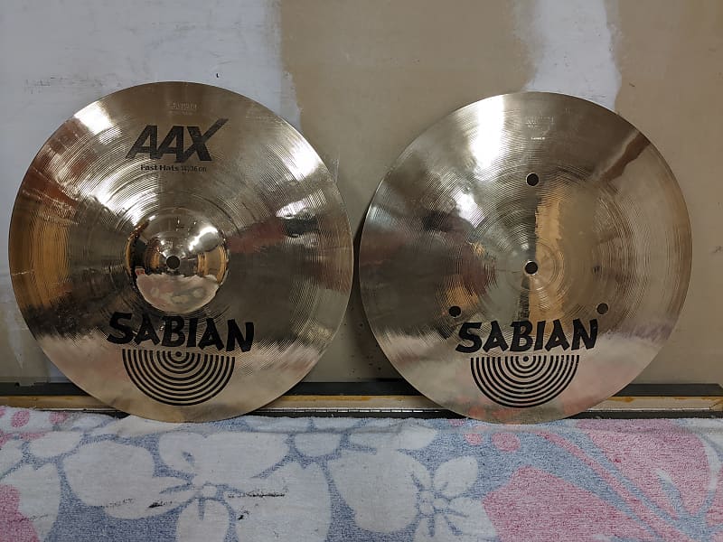 Sabian AAX 14" Fast Hats - brilliant | Reverb