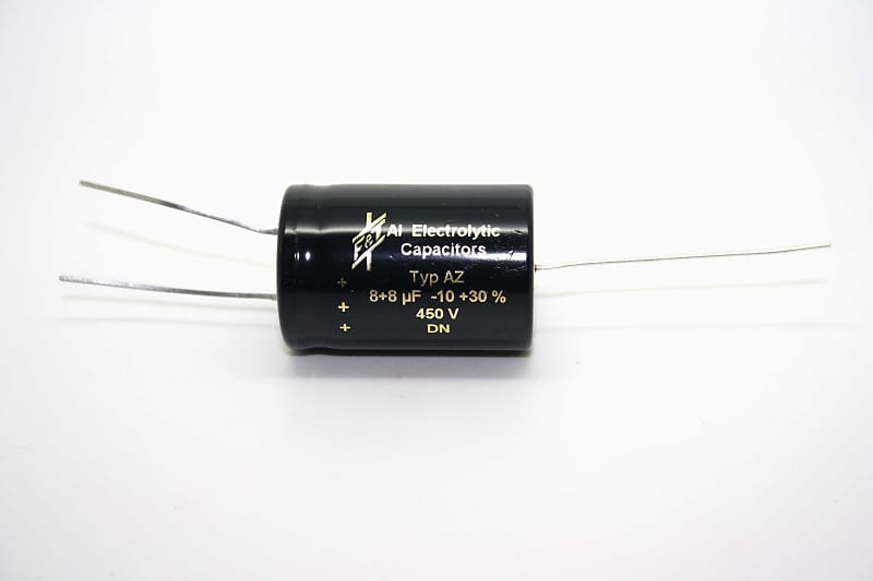 F&T CAPACITOR 8uF + 8uF 450V FOR AMPLIFIER - OLD RADIO - TUBE | Reverb