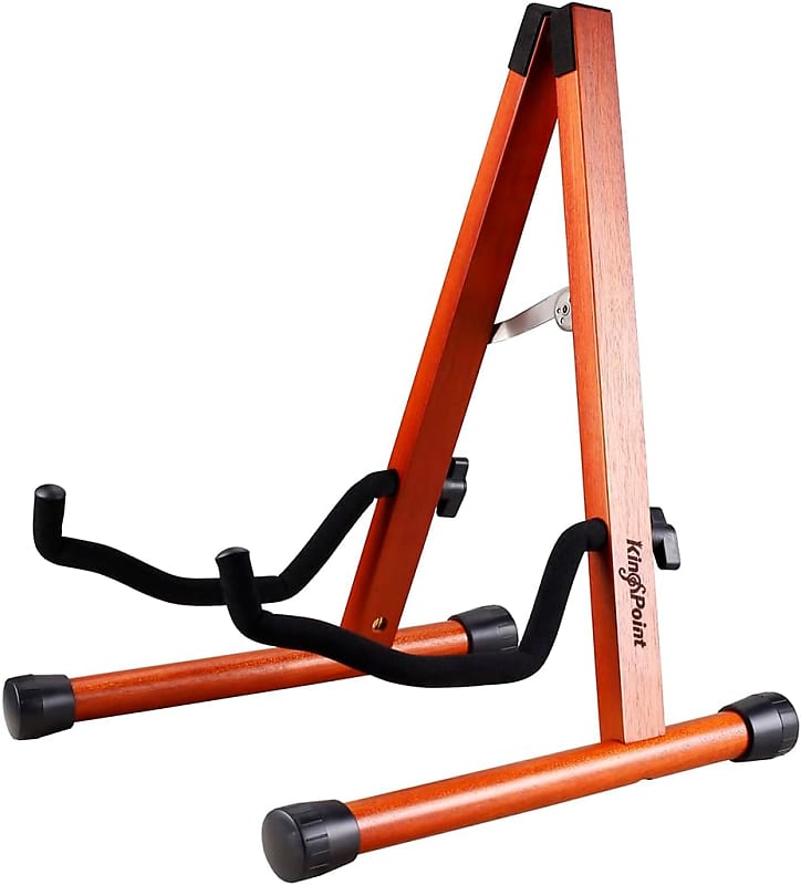 Guitar Stand, Guitar Floor Stand, Acoustic Electric Wooden A | Reverb