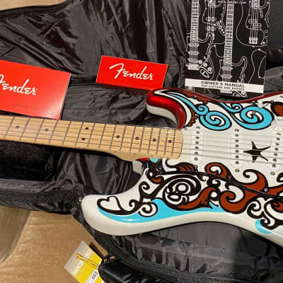 Fender Jimi Hendrix Saville Strat - Hand Painted! | Reverb