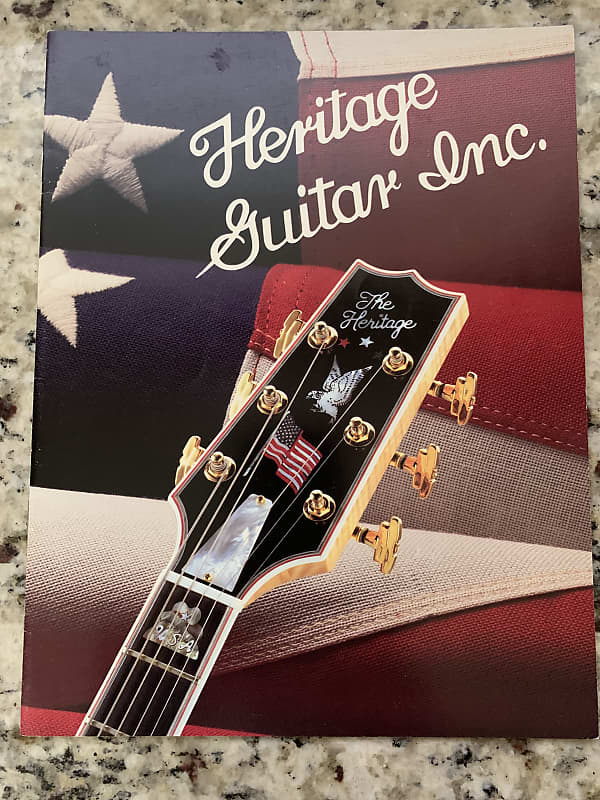 Heritage Guitar Catalog 1993 American Eagle H150 golden | Reverb