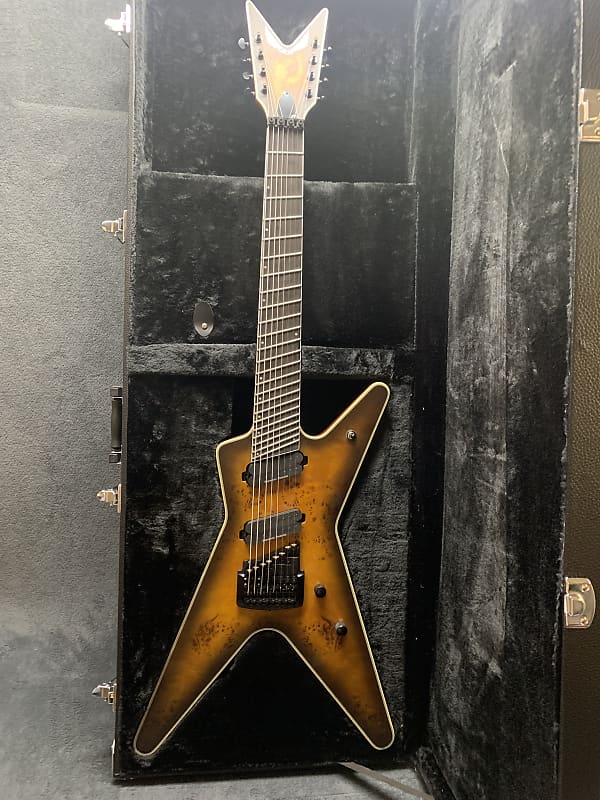 Dean ML SELECT 8 STRING MULTISCALE KAHLER BURLED MAPLE SNBB | Reverb