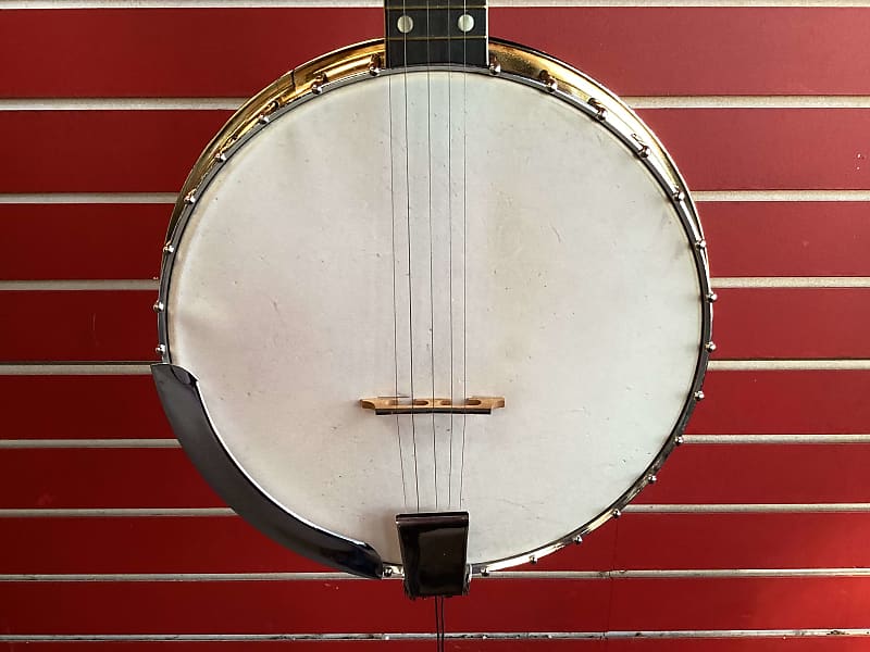 Silvertone Long Neck Banjo | Reverb
