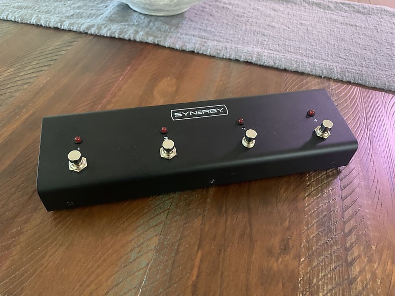 Synergy 4F Pedal Midi Footswitch Controller - 4 Buttons | Reverb
