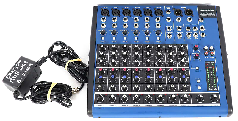 Samson MDR-1064 10-Channel Active Live Studio Mixer Mixing | Reverb