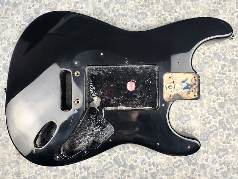 Strat Plus Body, Black, Near-Mint, 1993, Vintage, American | Reverb
