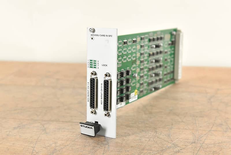 Studer AES/EBU M1 Card AES/EBU Input/Output Card with | Reverb