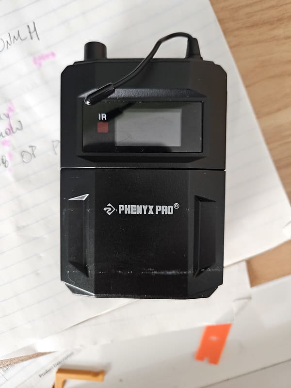 Phenyx Pro PTM-11/PTM-22 Mono Wireless in Ear Monitor System | Reverb