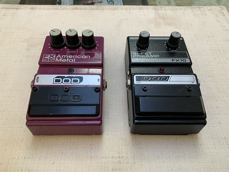 DOD American medal/ Bi- Fet preamp fx10 Late 80s - Black/ | Reverb