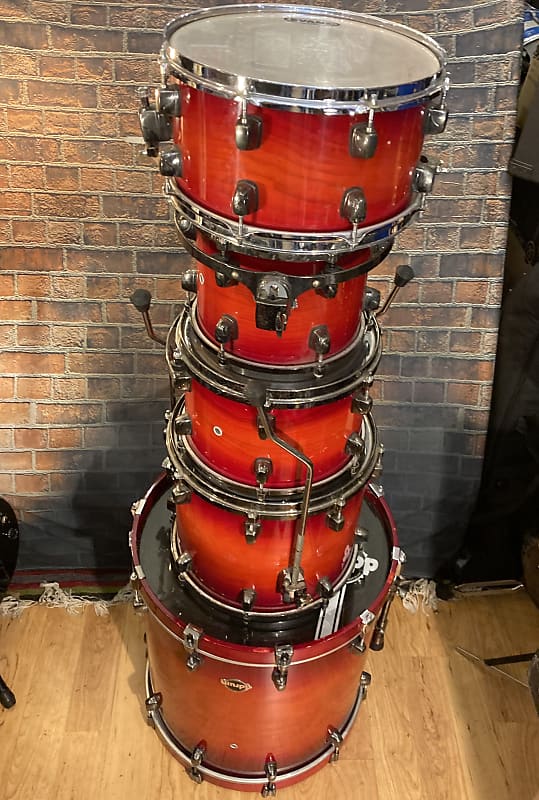 DDRUM Dominion Series Ash Shell (5-Piece Kit) Sunburst | Reverb