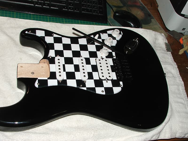 BlackLoaded Strat Style Body....SSH...Big Block Trem | Reverb