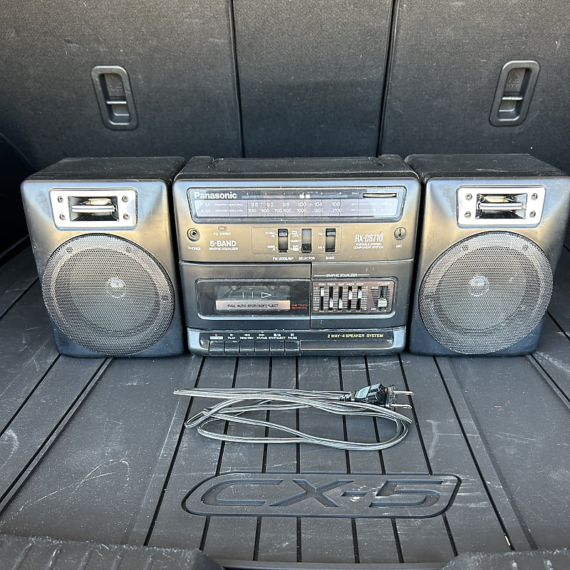 Panasonic RX-CS710 Early 1990s - Black | Reverb