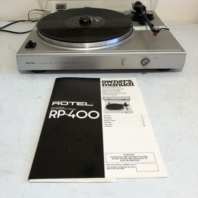 Rotel RP-400 Record Player Turntable HiFi Stereo Vintage | Reverb