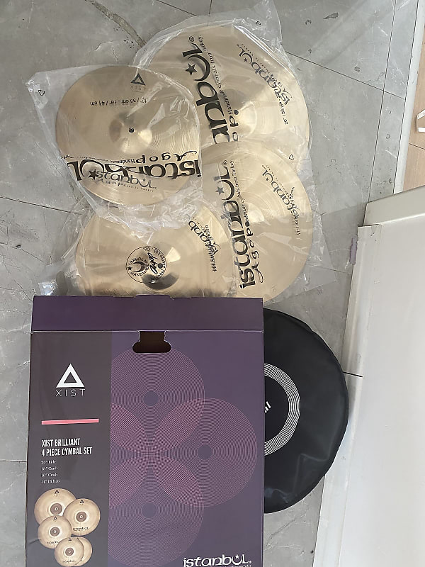 Istanbul Agop Xist Brilliant Cymbal Set 14" Hi-Hats, 16” + | Reverb