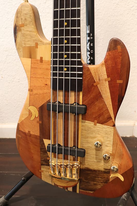 Custom Funky Monkey J-Style 5 String Bass | Reverb