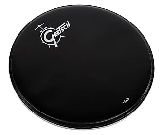 Gretsch 20" Black Bass Drum Logo Head w/ Ring - G5524ER | Reverb