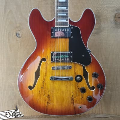 Firefly 338 Semi-Hollow Electric Guitar Used | Reverb