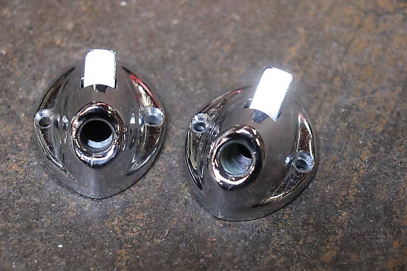 Premier Push Button Bass Drum Spur Bracket Pair Vintage | Reverb