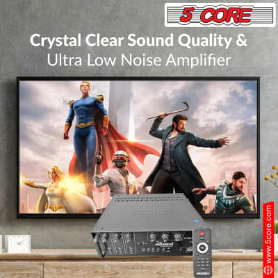 5Core Professional Paging stereo DJ PA power Amplifier system | Reverb