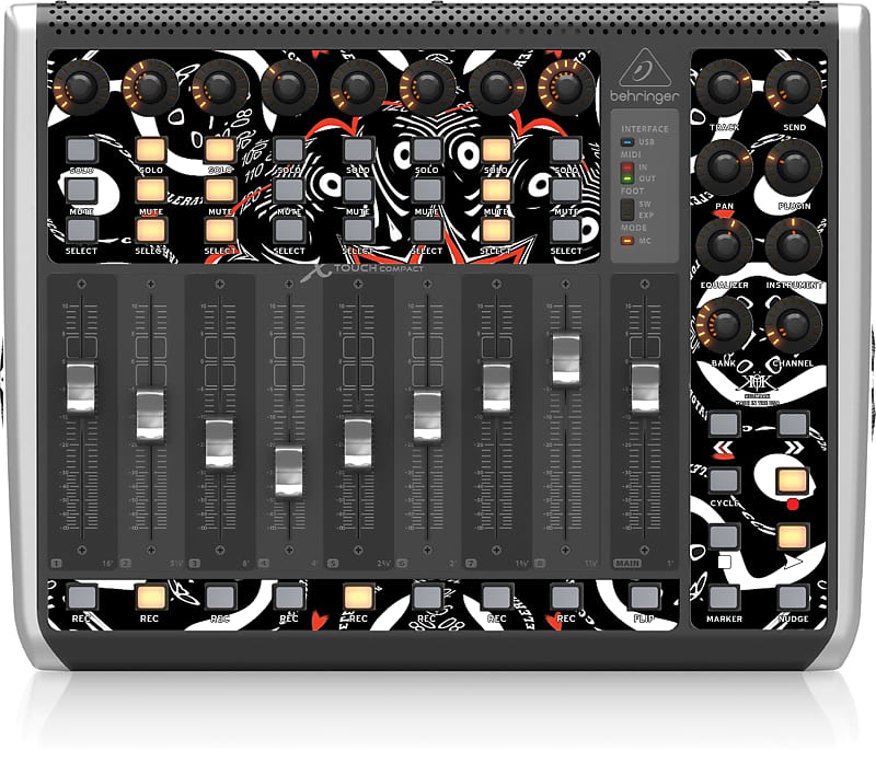 Midi Control Surface Skin Overlay Behringer X-Control | Reverb España