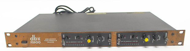 DBX FS900 Loaded with Pair of DBX 902 De-Esser Modules Rack | Reverb