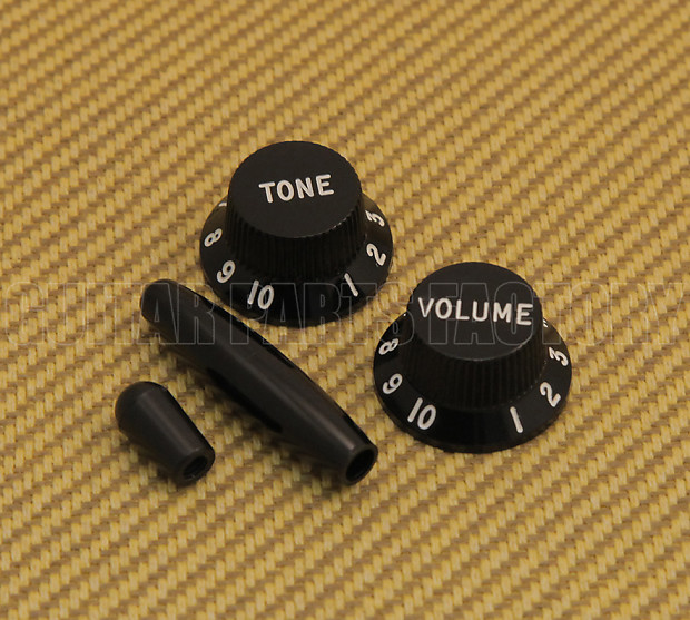 Fender AVRI Jazzmaster Guitar Tone & Volume Knob Set with | Reverb