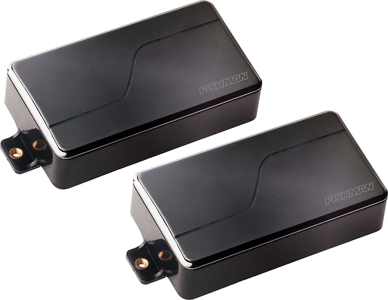 Fishman Fluence Modern Active Humbucker Pickup Set, Black | Reverb