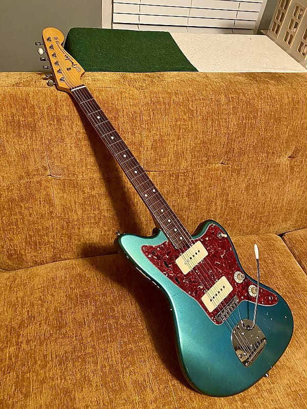 Fender/MJT MIJ Jazzmaster - Aged Lake Placid Blue - Seymour | Reverb