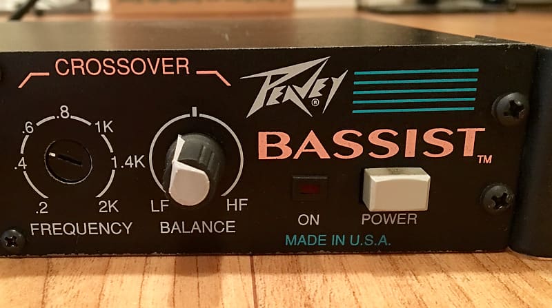 Peavey Bassist (Rack Preamp) 1990 Black | Reverb