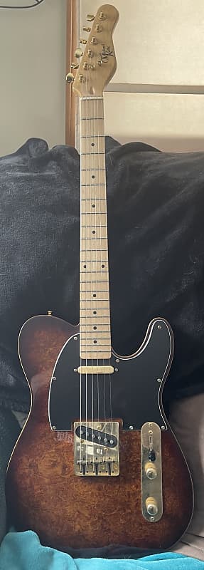 Michael Kelly telecaster 2015 - brown burst | Reverb