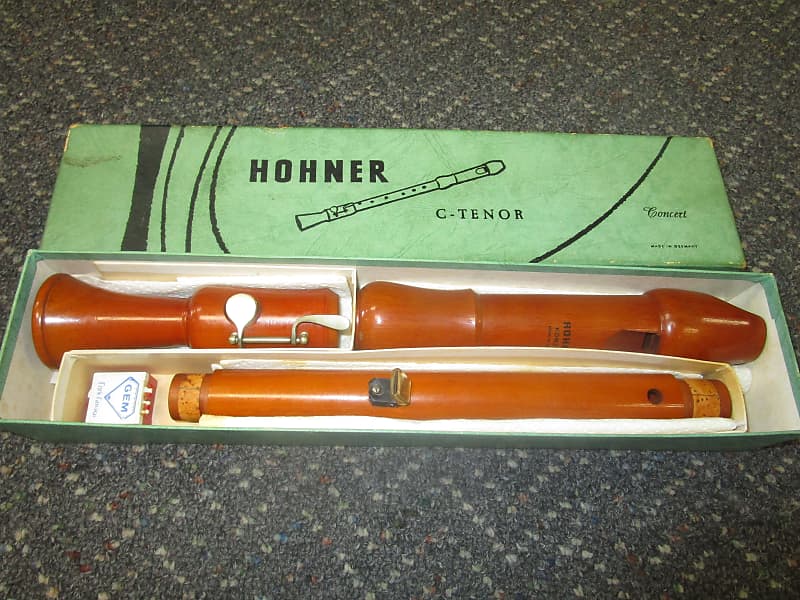 Hohner C Tenor Konzert wooden recorder Made in Germany | Reverb