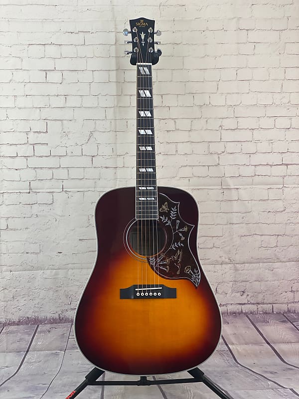 Sigma SDM-SG5 All Solid Acoustic Electric Guitar | Reverb