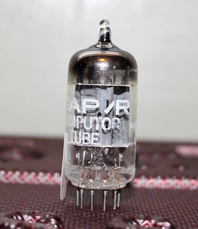 CBS HYTRON 12AX7 ECC83 LONG PLATE HALO GETR TIGHT BALANCE | Reverb